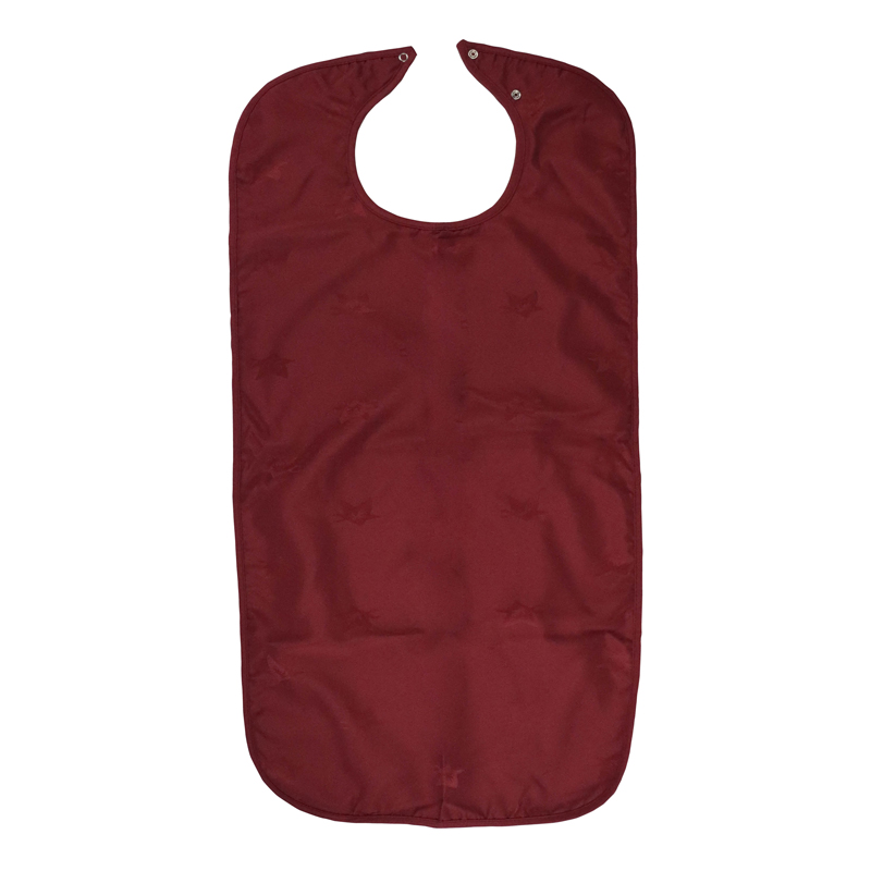 Dignified Bib for Elderly Adults (Maroon) | Hospital Beds