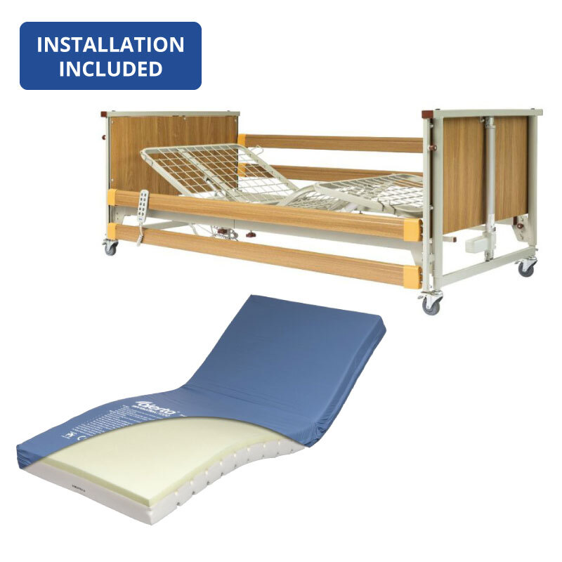 Alerta Community Profiling Bed and Mattress | Hospital Beds