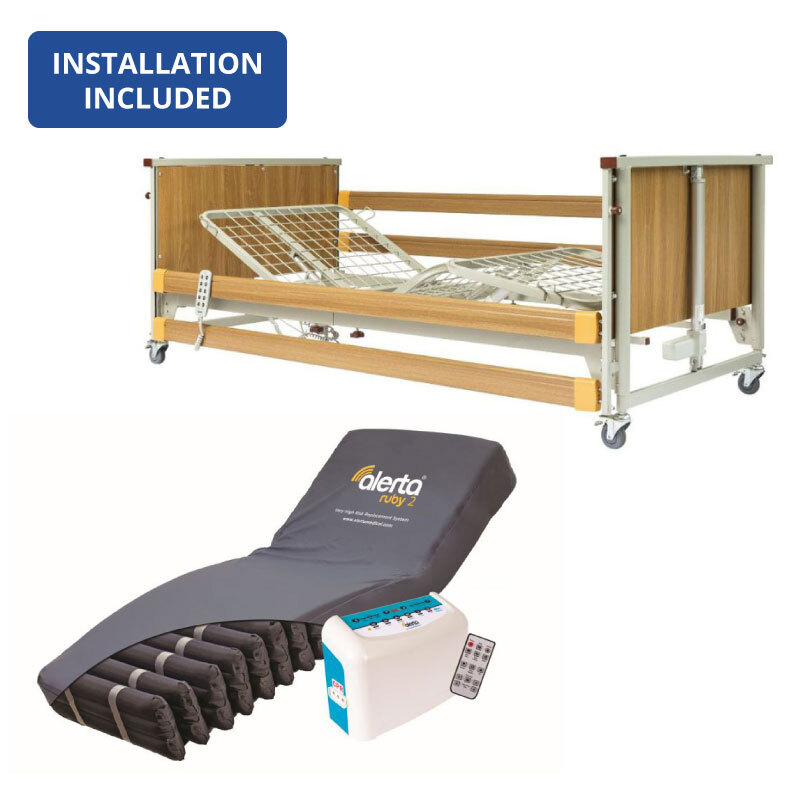 Alerta Community Profiling Bed and Mattress | Hospital Beds