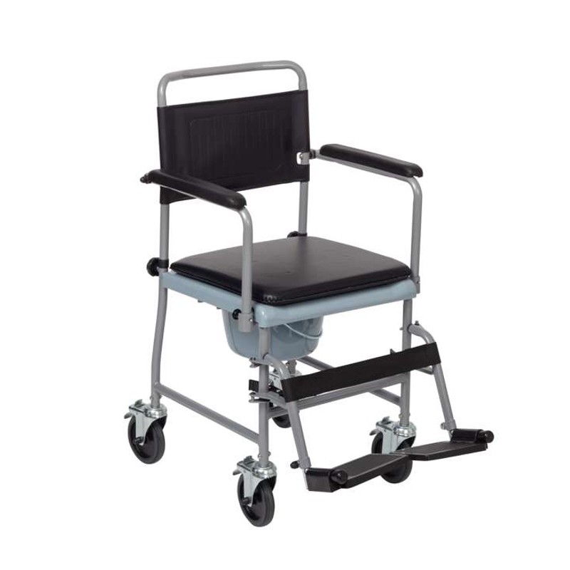 Glideabout Mobile Adjustable Commode Chair | Hospital Beds