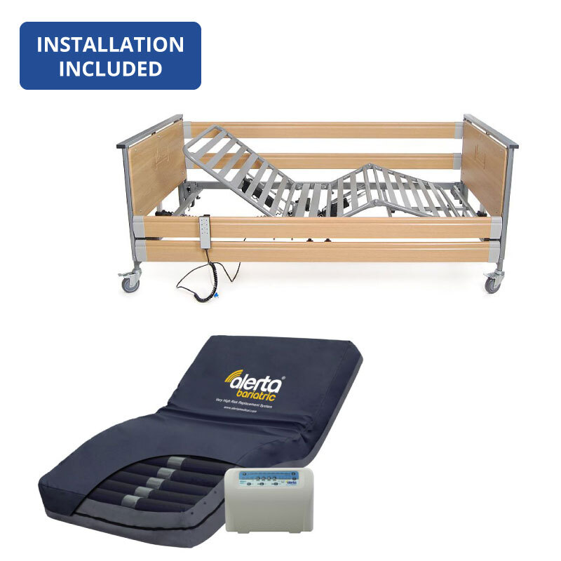 Harvest Bariatric Bed & Alerta Mattress Pack | Hospital Beds