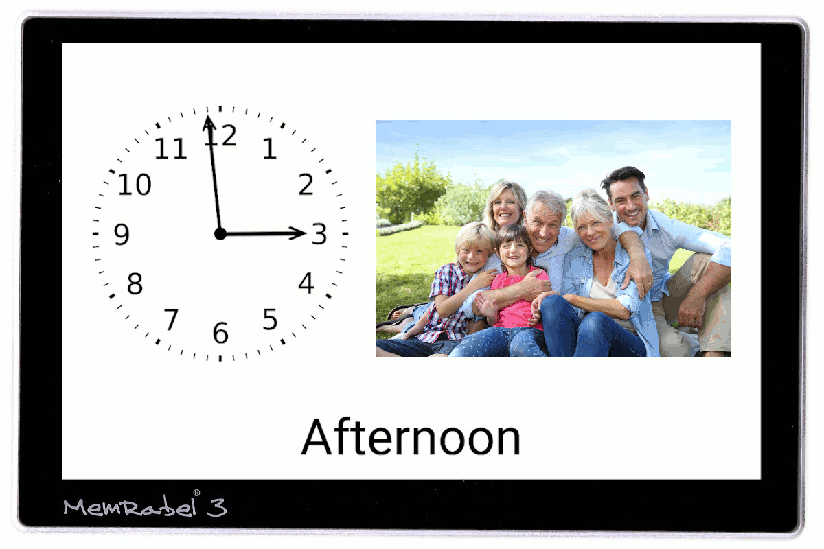 Memrabel 3 Touch Screen Dementia Alarm Clock | Hospital Beds