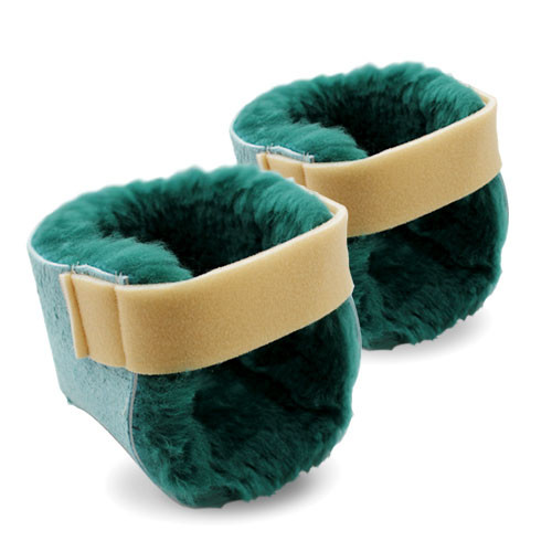 Sheep Skin Wool Heel Protectors (Pair) | Hospital Beds