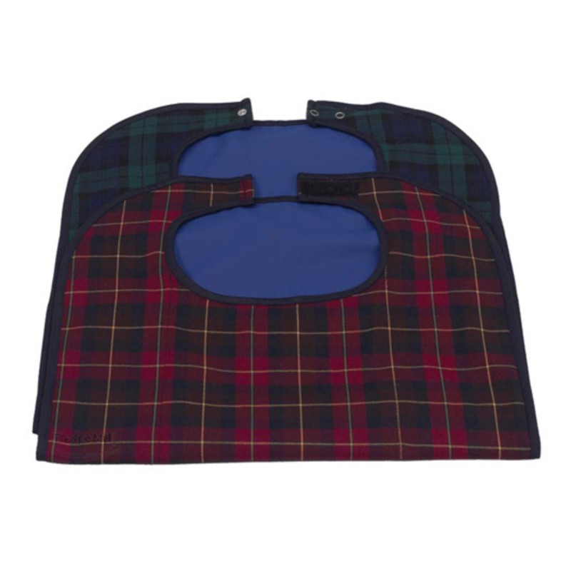 Tartan Clothing Protectors with Poppers | Hospital Beds