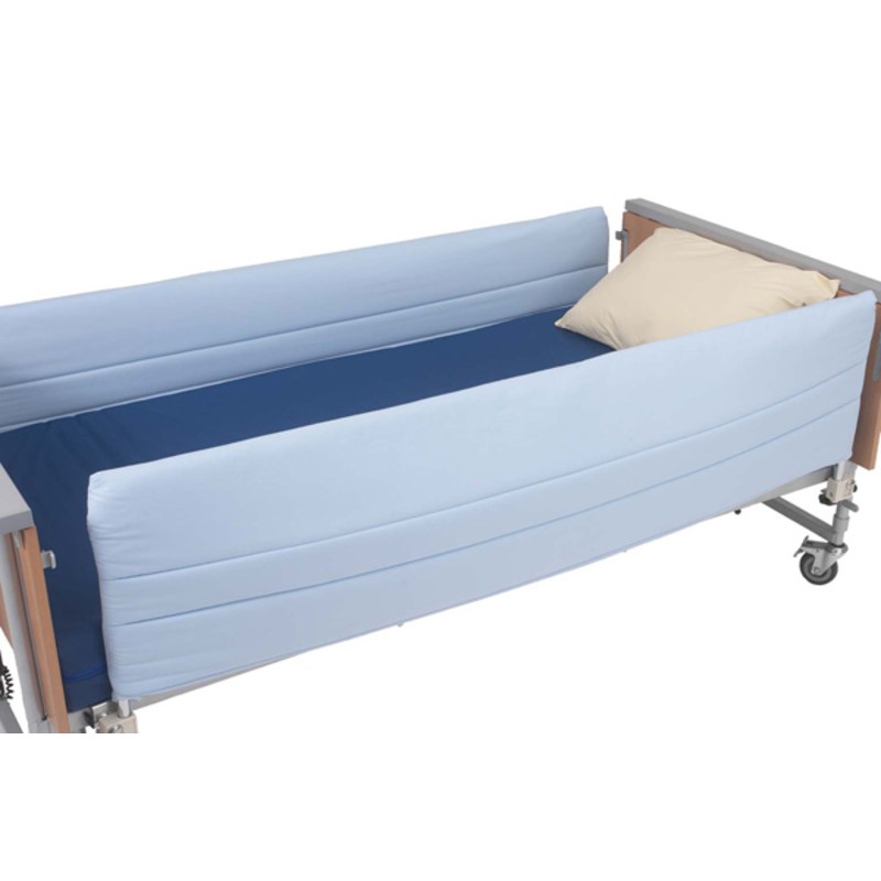 Quilted Bedside Bumpers with Open Ends | Hospital Beds