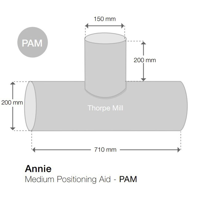T-Roll Positioning Aid (Annie / Medium) | Hospital Beds