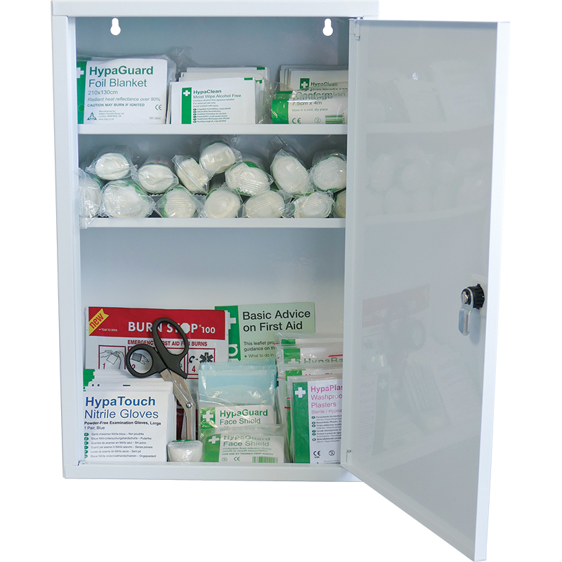 Metal Single Door First Aid Cabinet (Empty) | Hospital Beds